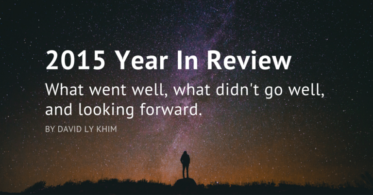 2015 Year In Review - David Ly Khim